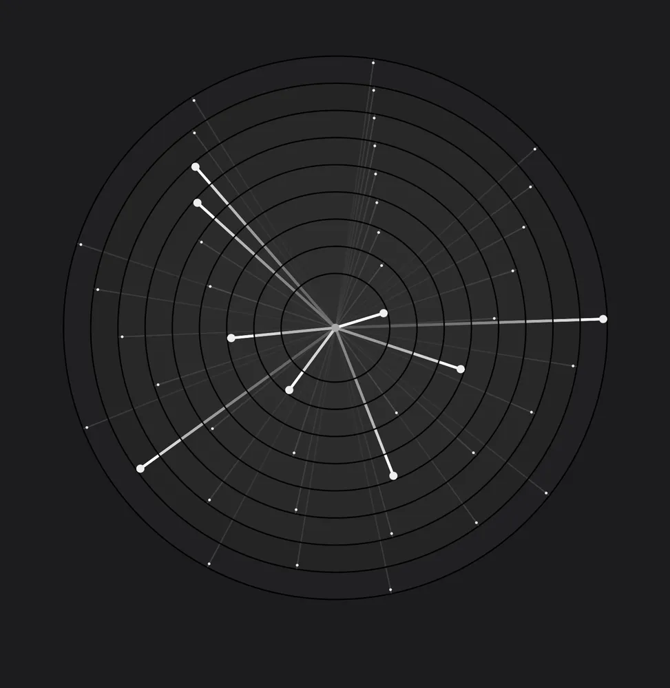 Polymeter concentric circles | Chromatone.center